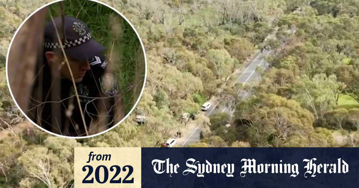 Video Detectives Search Scrubland After Discovery Of Mans Remains
